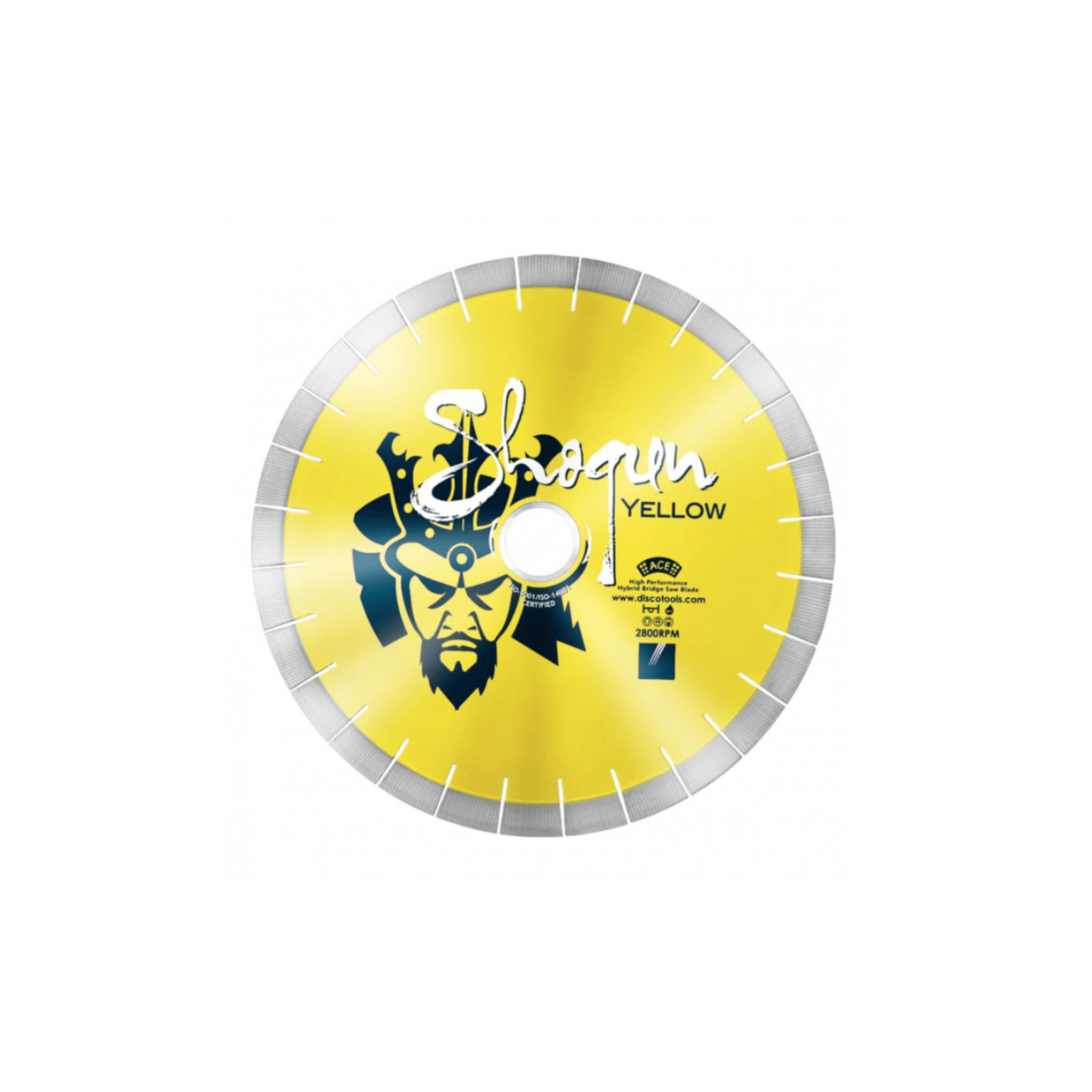 Disco Shogun Yellow 14" Blade | Direct Stone Tool Supply, Inc