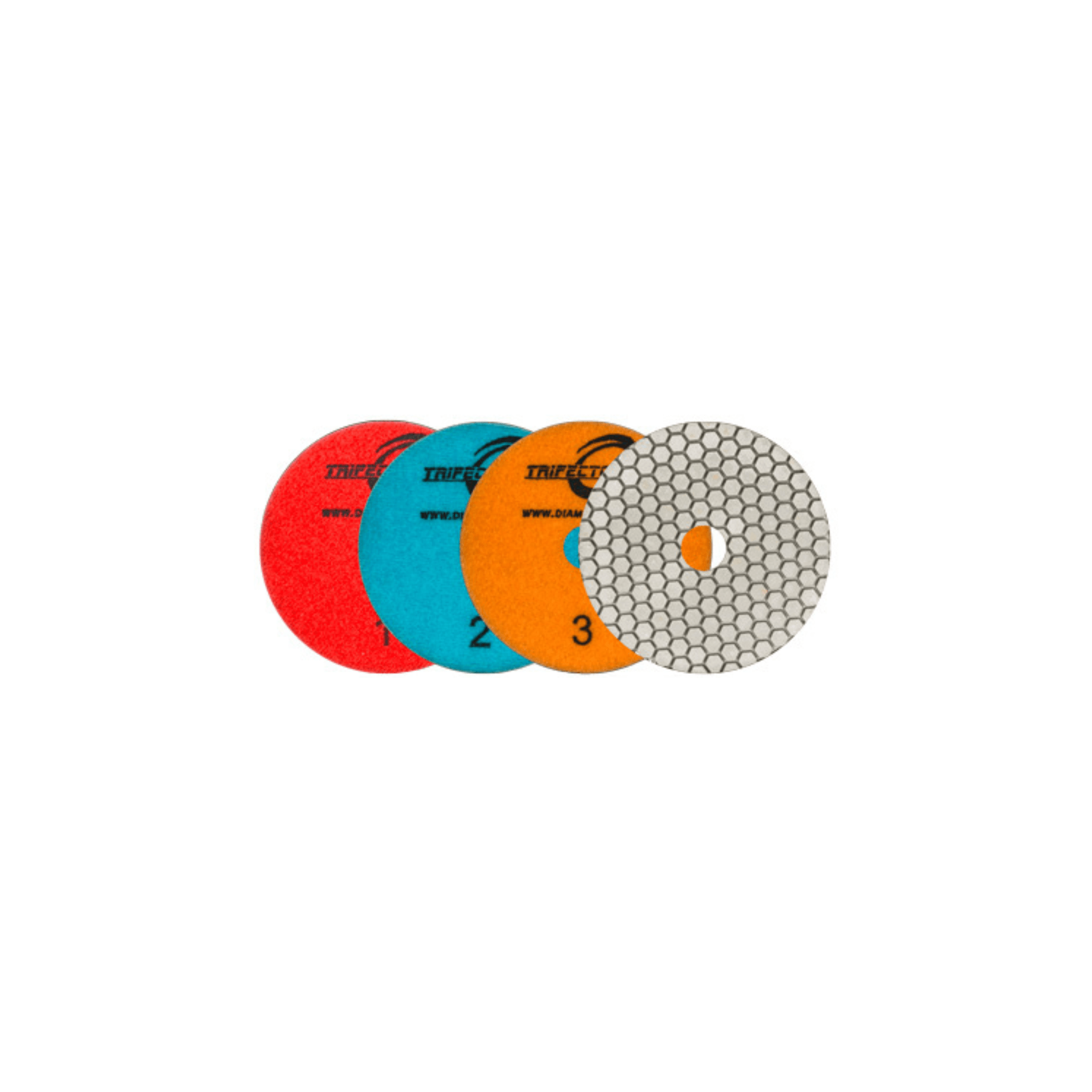 Cyclone Trifecto 3-Step Polishing Pad #2 | Direct Stone Tool Supply, Inc